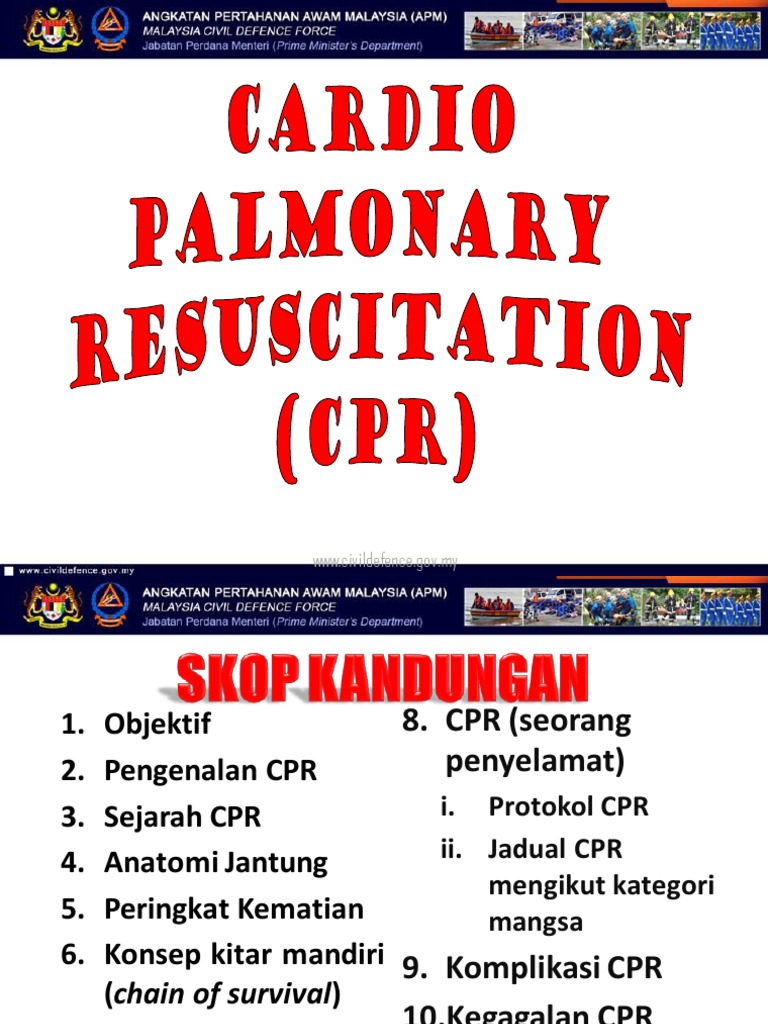 Cardio Pulmonary Resuscitation (CPR) 2017 | PDF