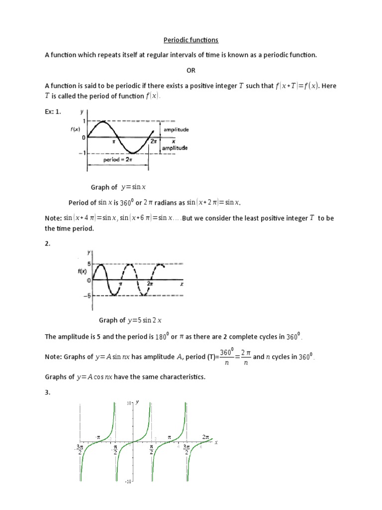 Fourier Series With Problems | PDF | Sine | Trigonometric Functions