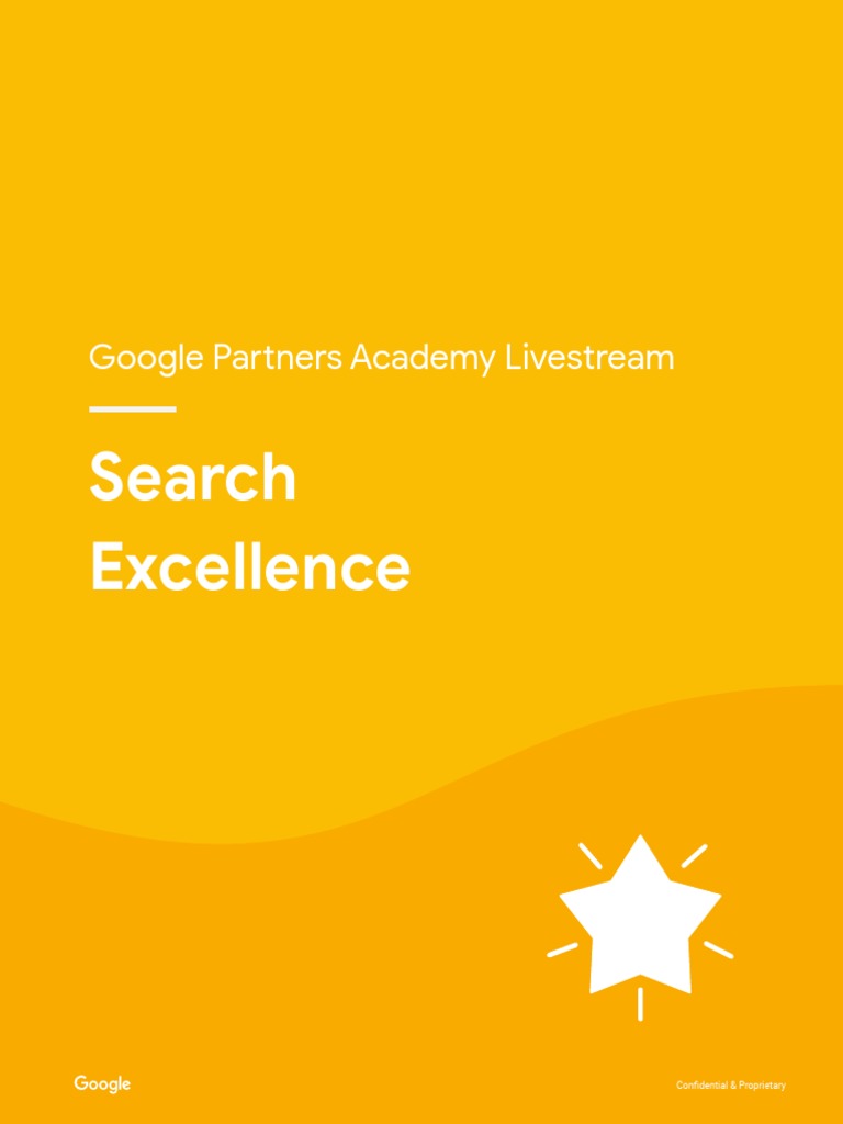 Search Excellence: Google Partners Academy Livestream | PDF | Search ...