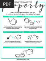 Flow Chart of Making Tea | PDF