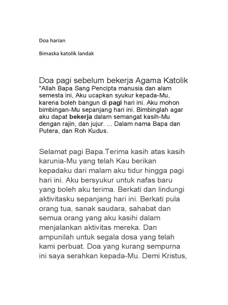 Doa Harian | PDF