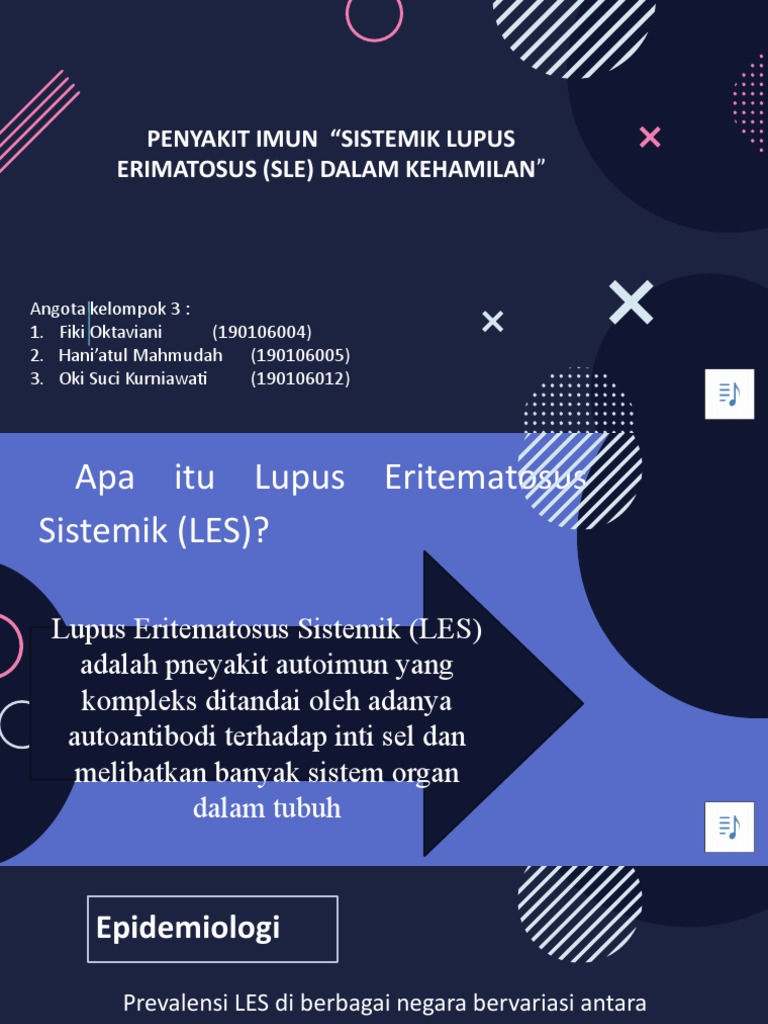 Kelompok 3 PPT Penyakit Sle Pada Kehamilan - 2 | PDF | Kesehatan ...