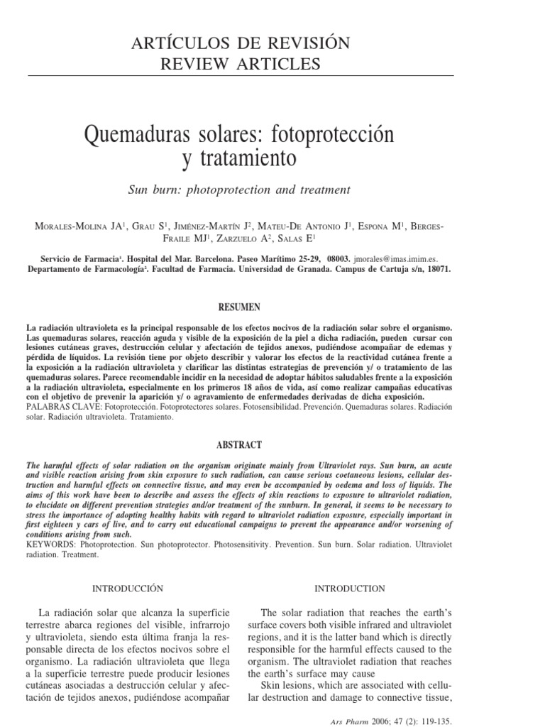 Uv Solar Radiation Protection | PDF