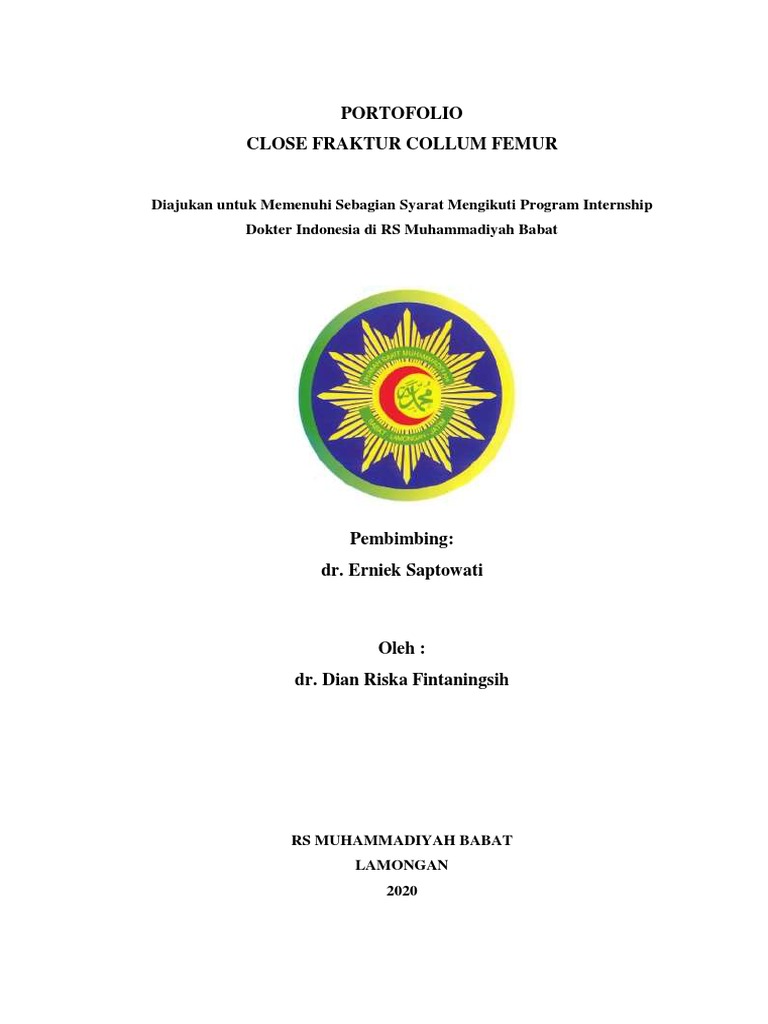 Bismillah Lapsus Isip Poli - Ruang CF Collum Femur PDF | PDF