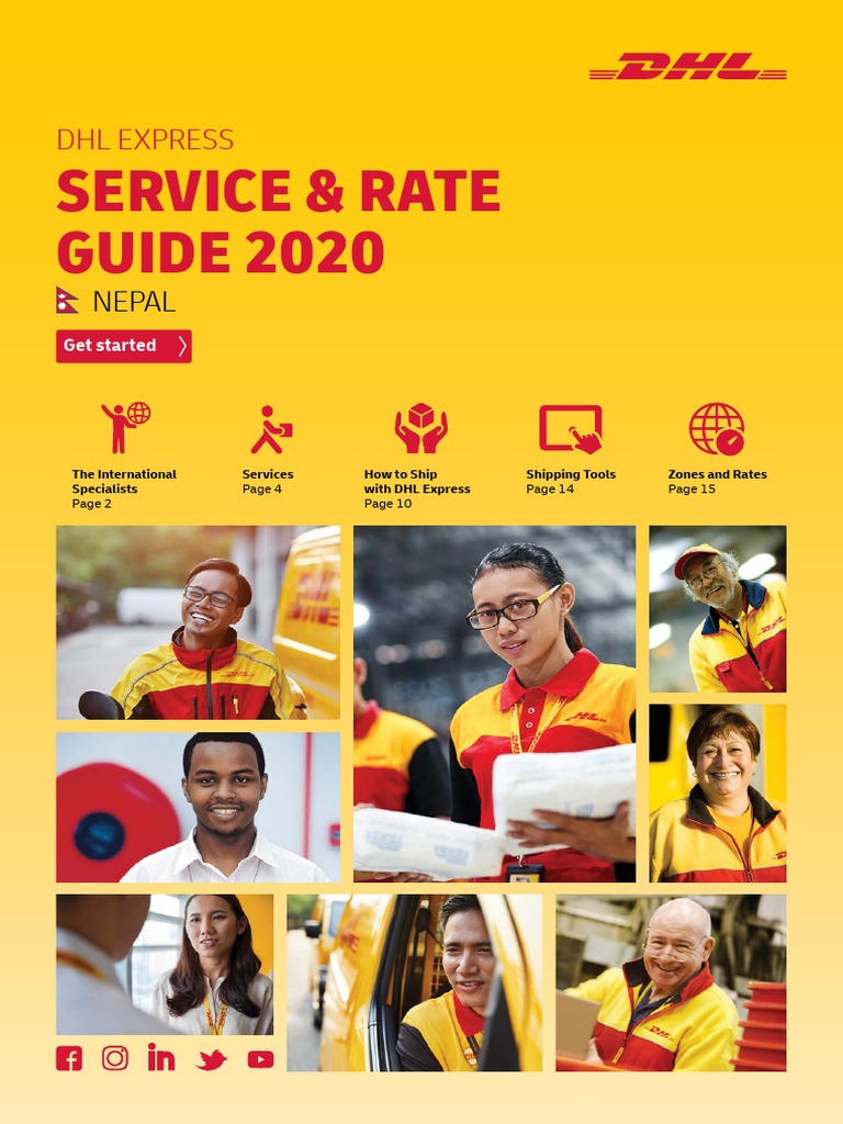 Service & Rate GUIDE 2020: DHL Express | PDF | Pro Forma | Invoice