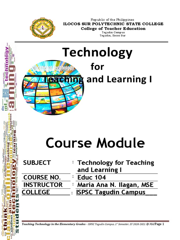 Final Module Teaching Technology in The Elementary Grades | PDF ...