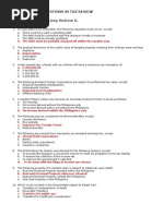 Taxation Exam Questions and Answers | PDF | Property Tax | Taxes