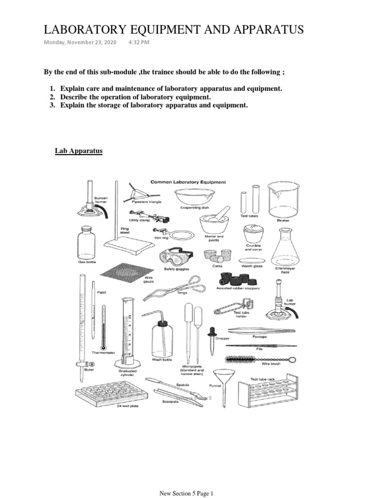 Laboratory Equipment and Apparatus | PDF | Filtration | Laboratories