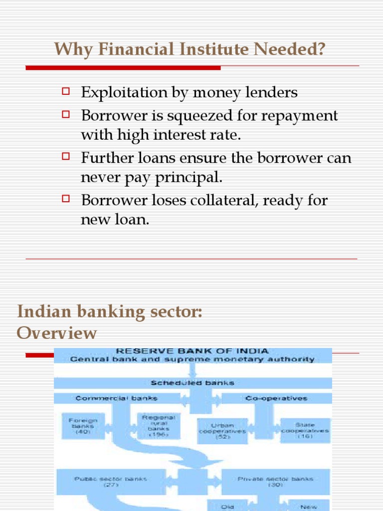 Why Financial Institute Needed? | PDF | Reserve Bank Of India | Banks