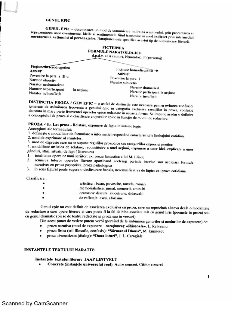 Genul Epic PDF | PDF