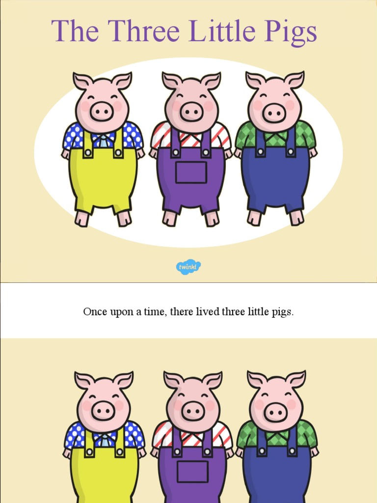 Three Little Pigs Story Powerpoint | PDF