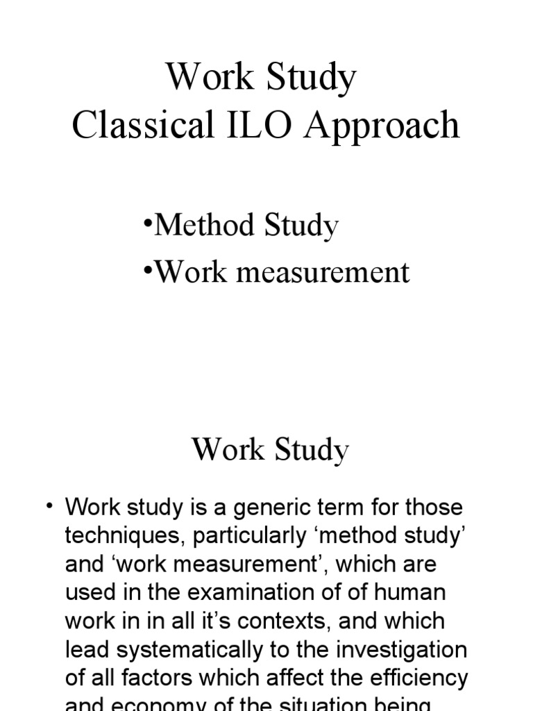 Time and Motion Study | PDF | Hand | Tea