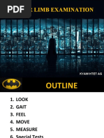 Comprehensive Knee Examination OSCE Guide | PDF | Knee ...