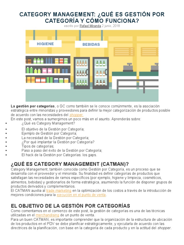 Qué Es CATMAN y Cómo Se Aplica | PDF | Procesos de negocio | Economias