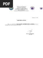 Certification of First Day of Service | PDF