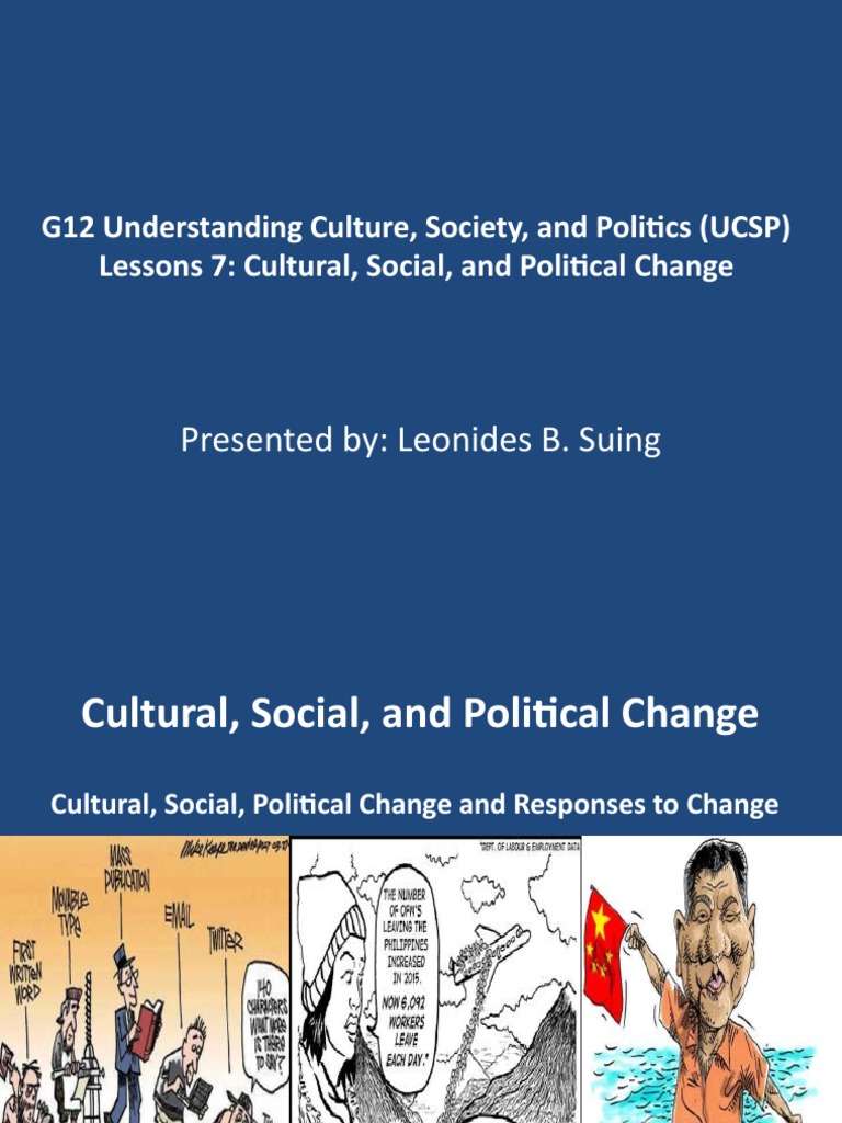 G12 UCSP PPT Lesson 7 | PDF | Innovation | Human Nature