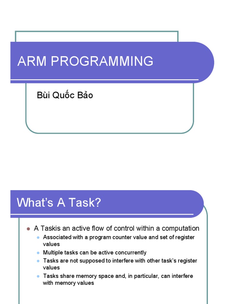 ARM Task Scheduling and FreeRTOS | PDF | Scheduling (Computing) | Operating System