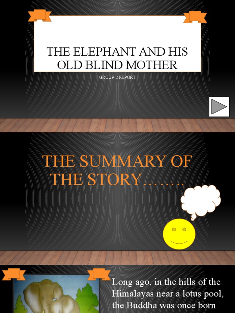The Elephant and His Old Mother | PDF | Elephant