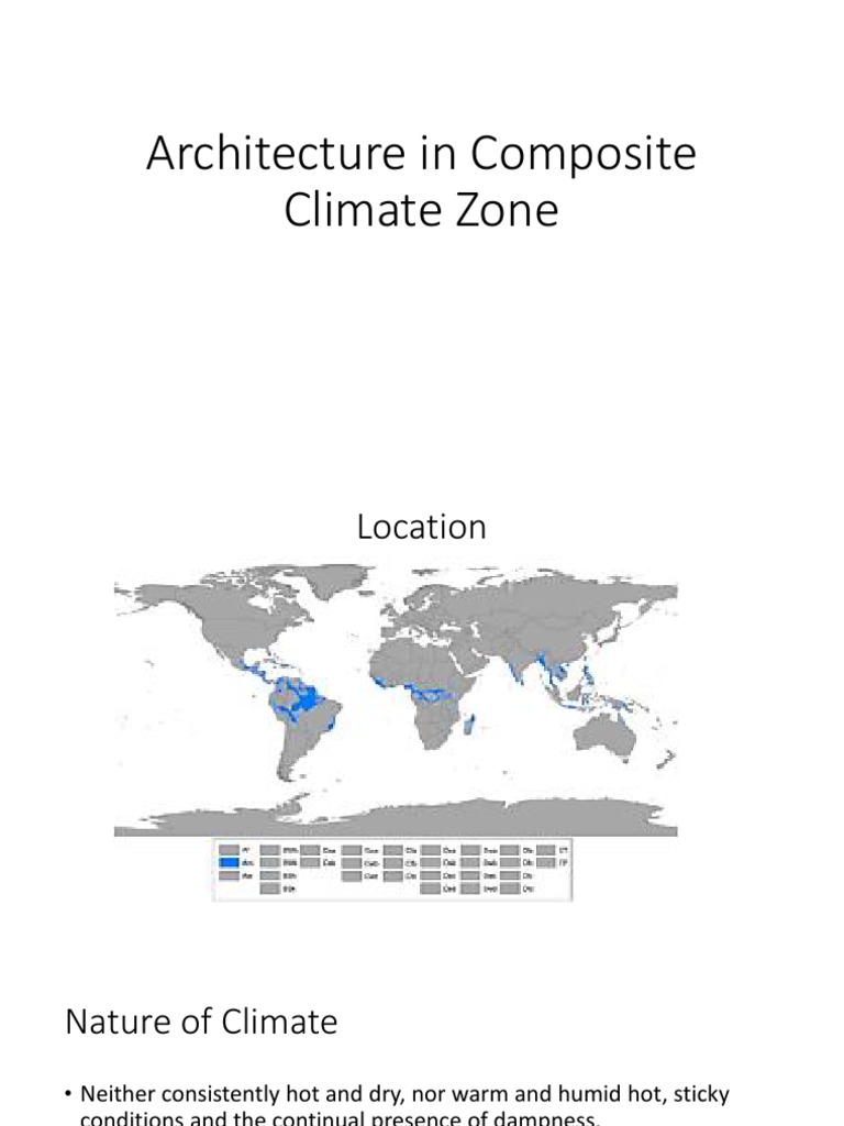 Composite Climate Design Strategies | PDF