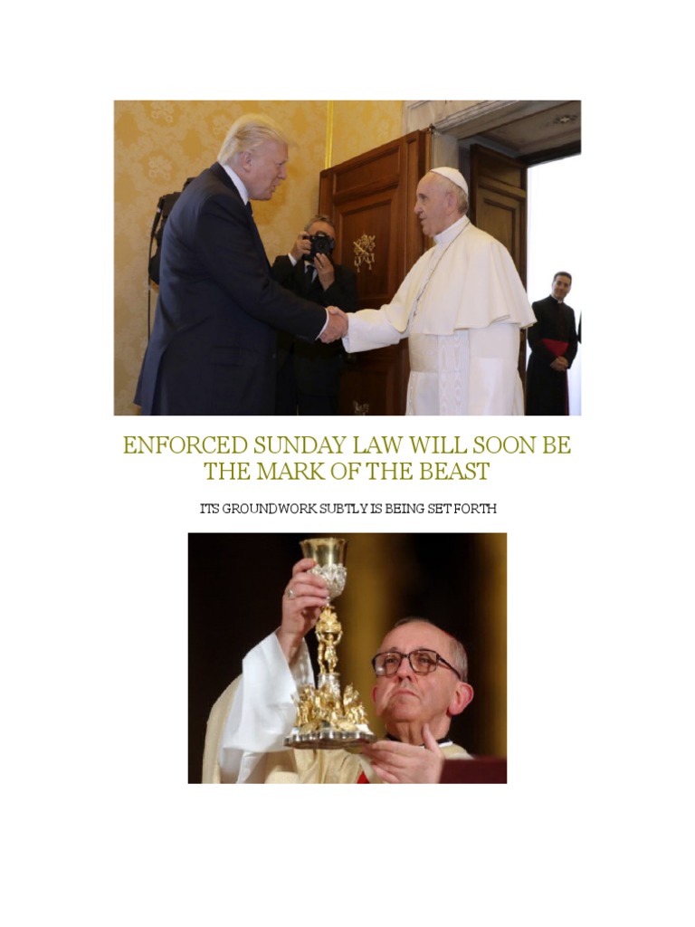 Enforced Sunday Law Will Soon Be The Mark of The Beast | PDF | Pope ...