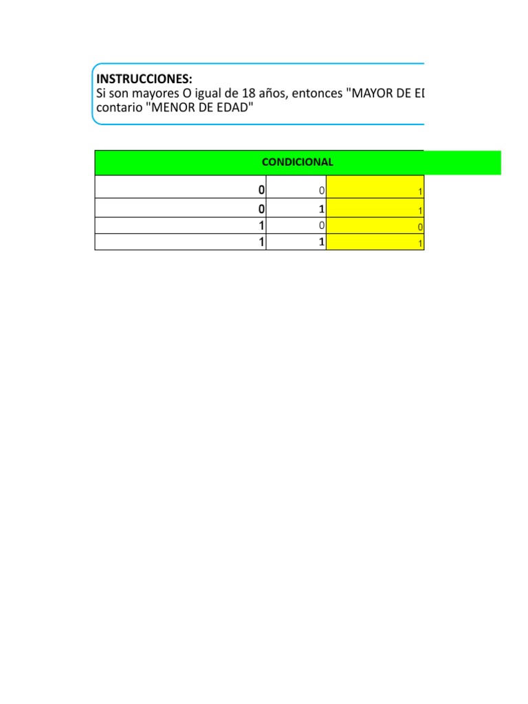 Funcion Si (Ejercicios Diversos) | PDF
