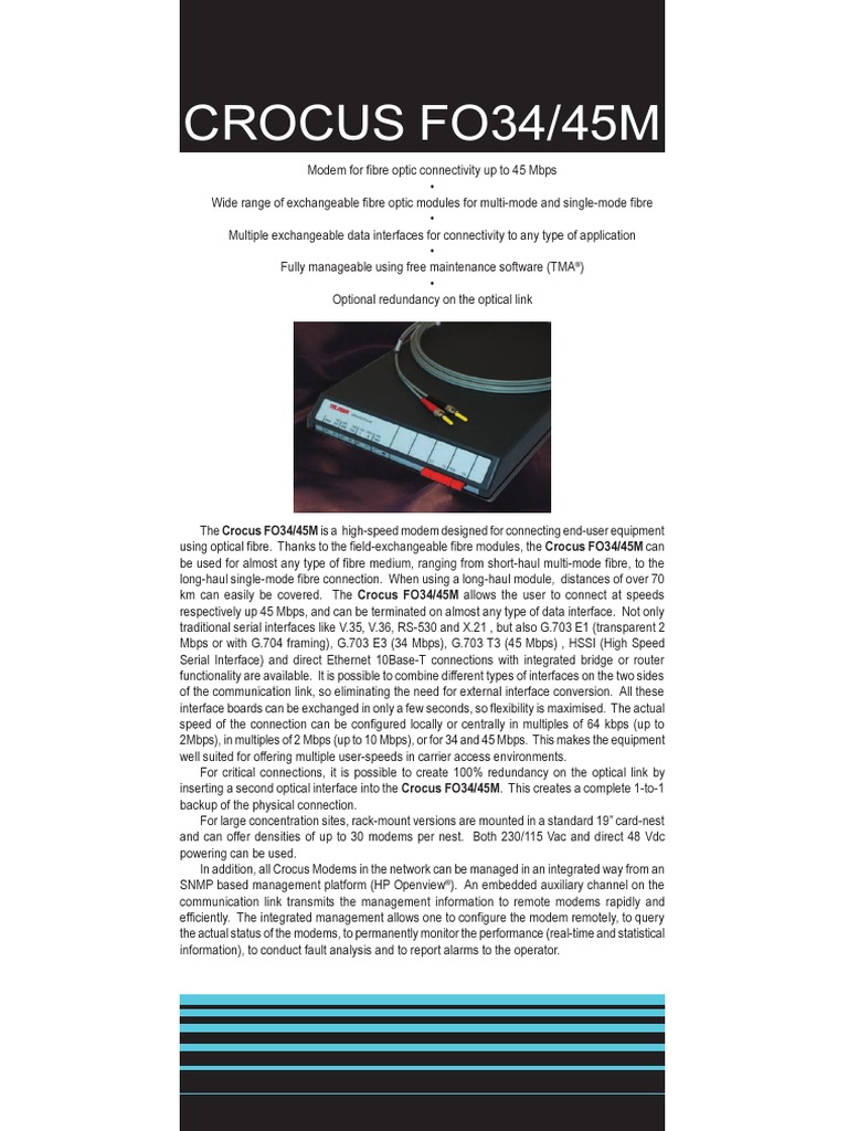Mux Telindus | PDF | Modem | Computer Network