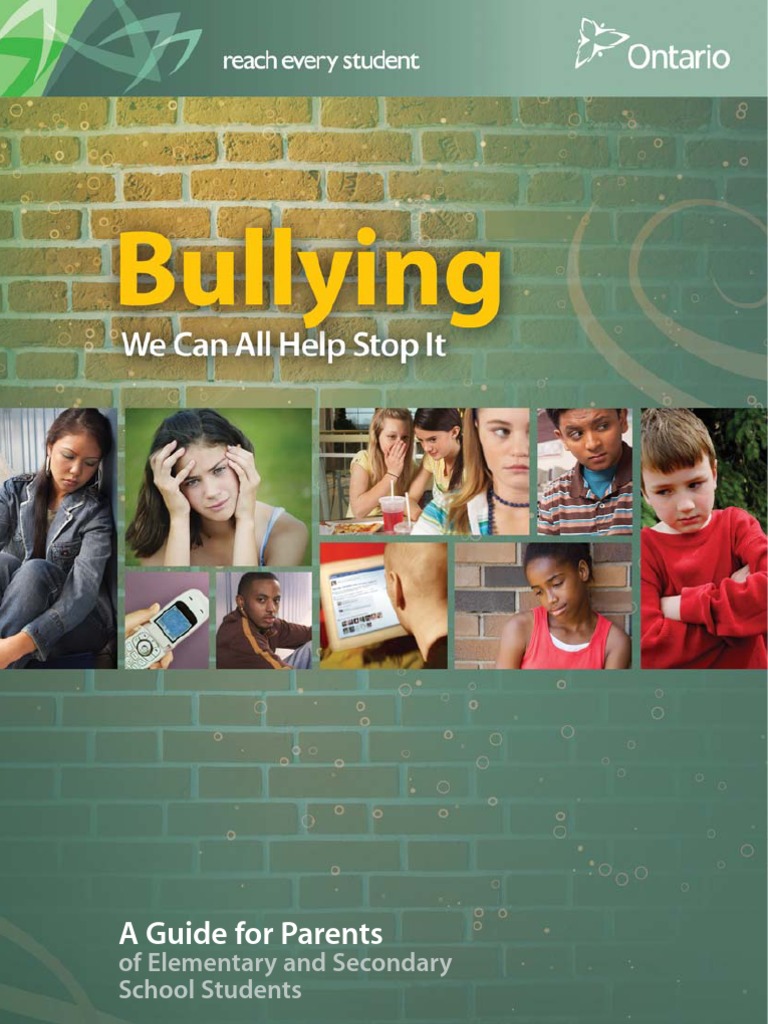 Bullying We Can All Help Stop It | PDF | Bullying | Adolescence