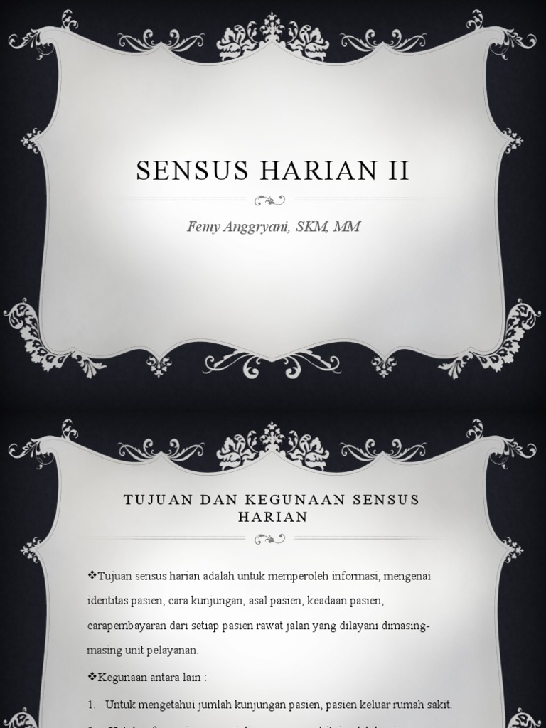 Sensus Harian 2 | PDF