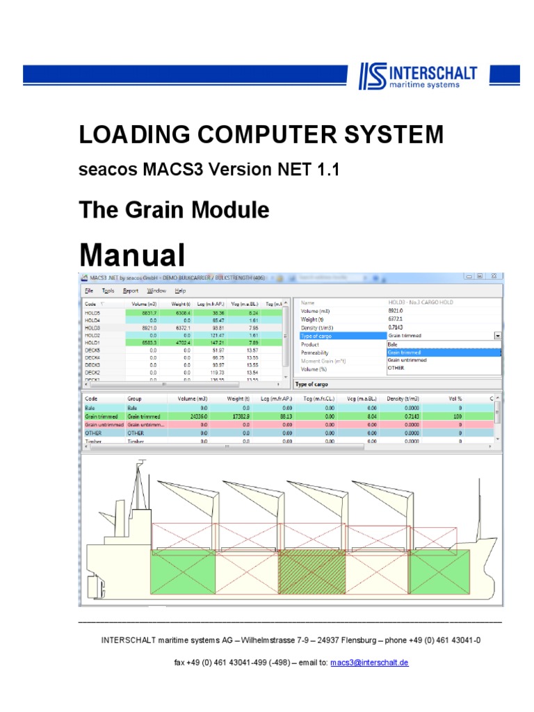 Manual: Loading Computer System | PDF | Ships | Fax