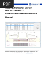 Loading Computer System: Seacos MACS3 Version NET 1.1 Stowman | PDF | Crane (Machine) | Cargo
