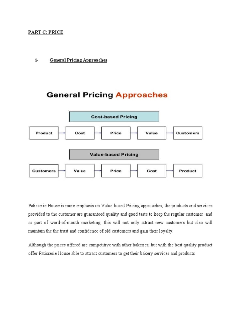 Group Project Paper (Final) | PDF | Pricing | Bakery