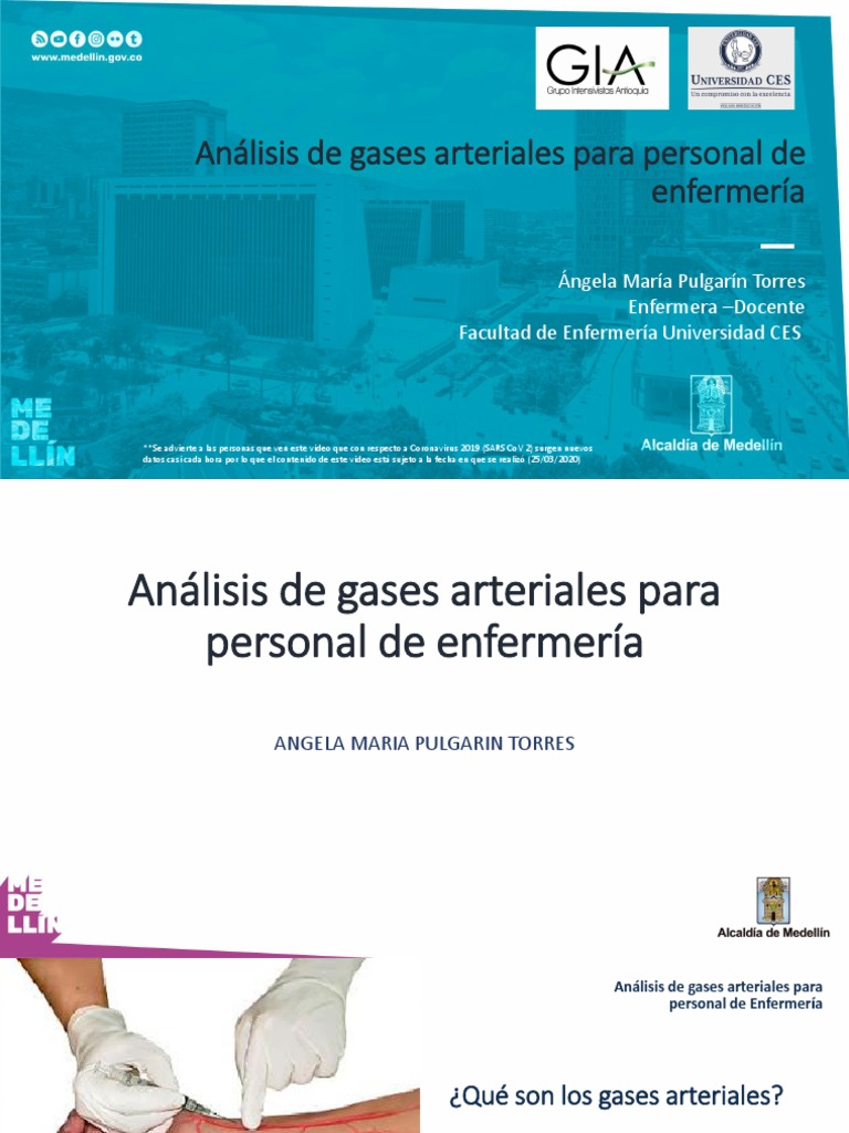 Analisis de Gases Arteriales para Personal de Enfermeria | PDF ...