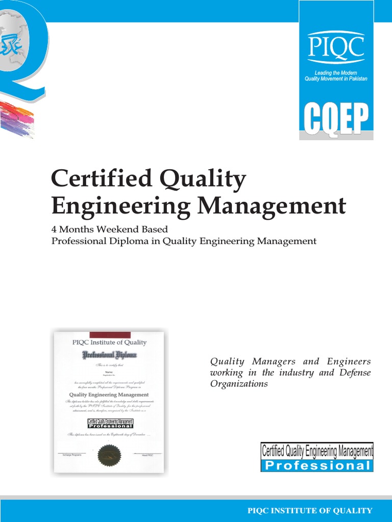Certified Quality Engineering Management | PDF | Quality Assurance ...