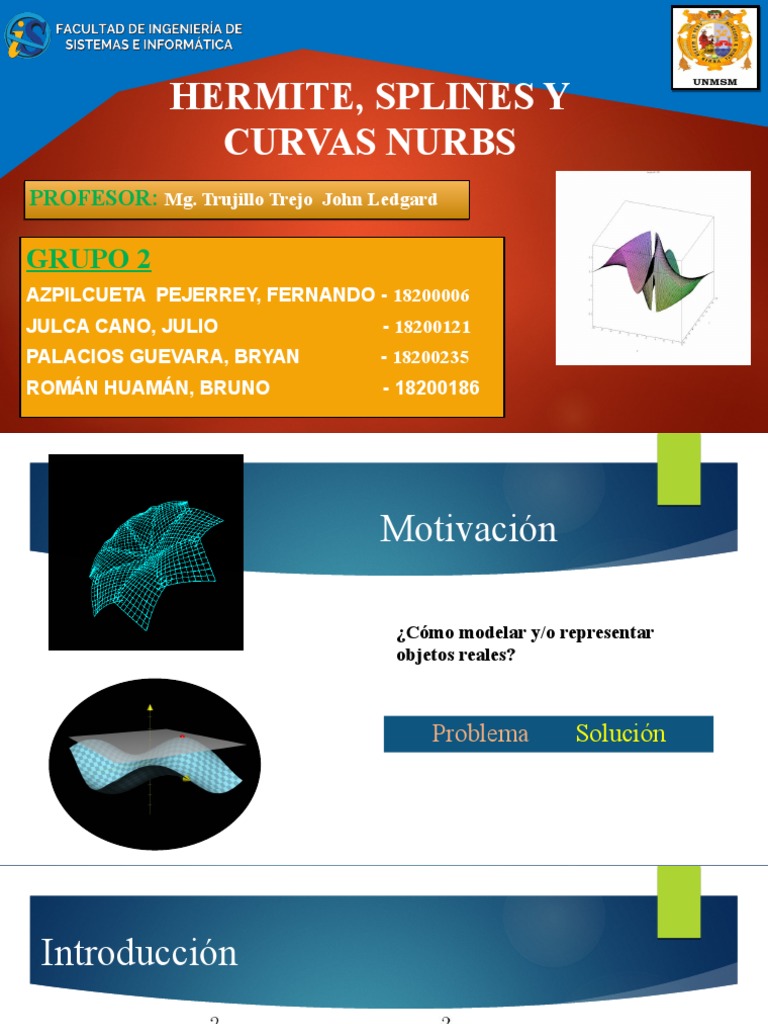 Expo - Hermite, Splines y Curvas Nurbs | PDF | René Descartes ...