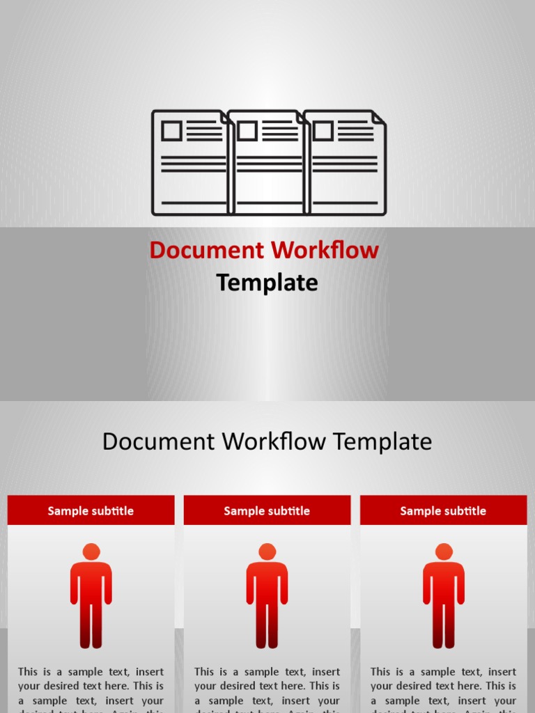 9041 Document Workflow Powerpoint Template | PDF | Computer Mediated ...
