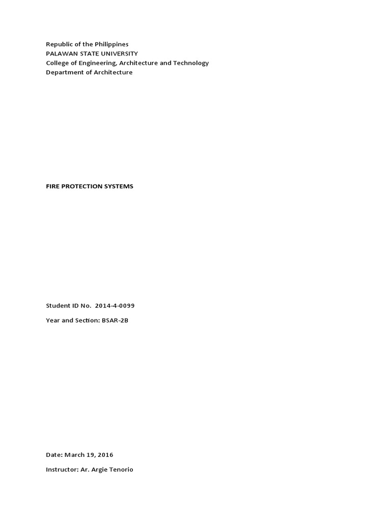 R104 - Fire Protection Systems | PDF | Fire Sprinkler System | Firefighting