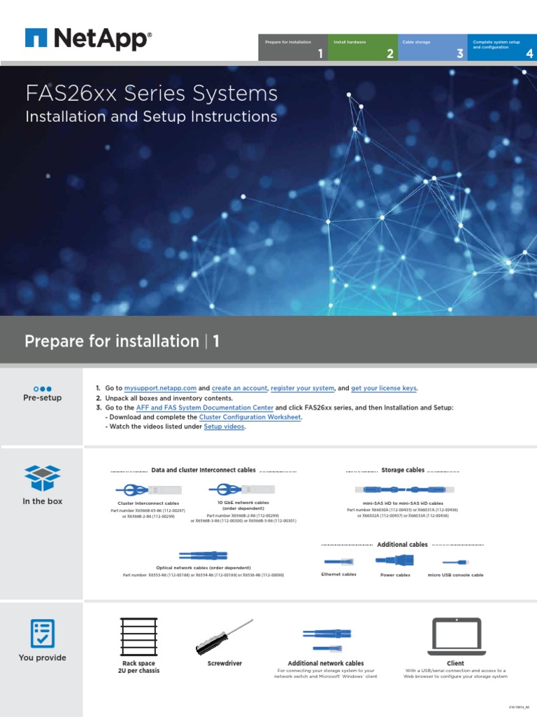 Installation and Setup Instructions FAS2600 | PDF | Ip Address ...