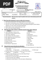 History Model Exam For Remedial Students | PDF