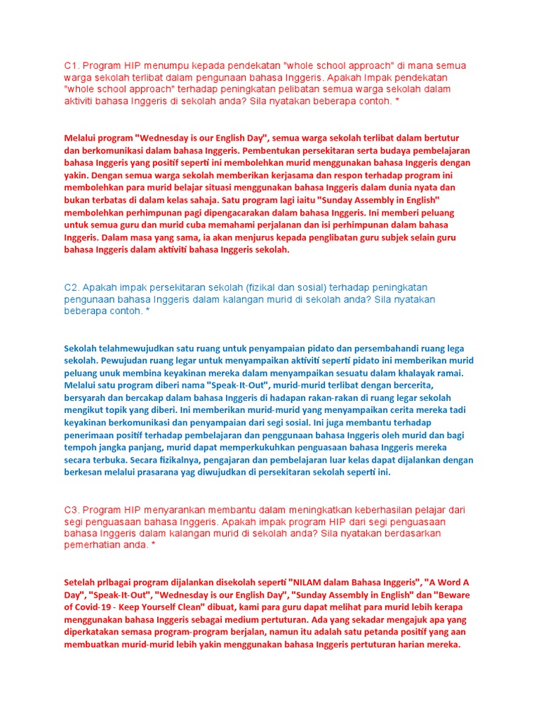 HIP Form 2020 | PDF