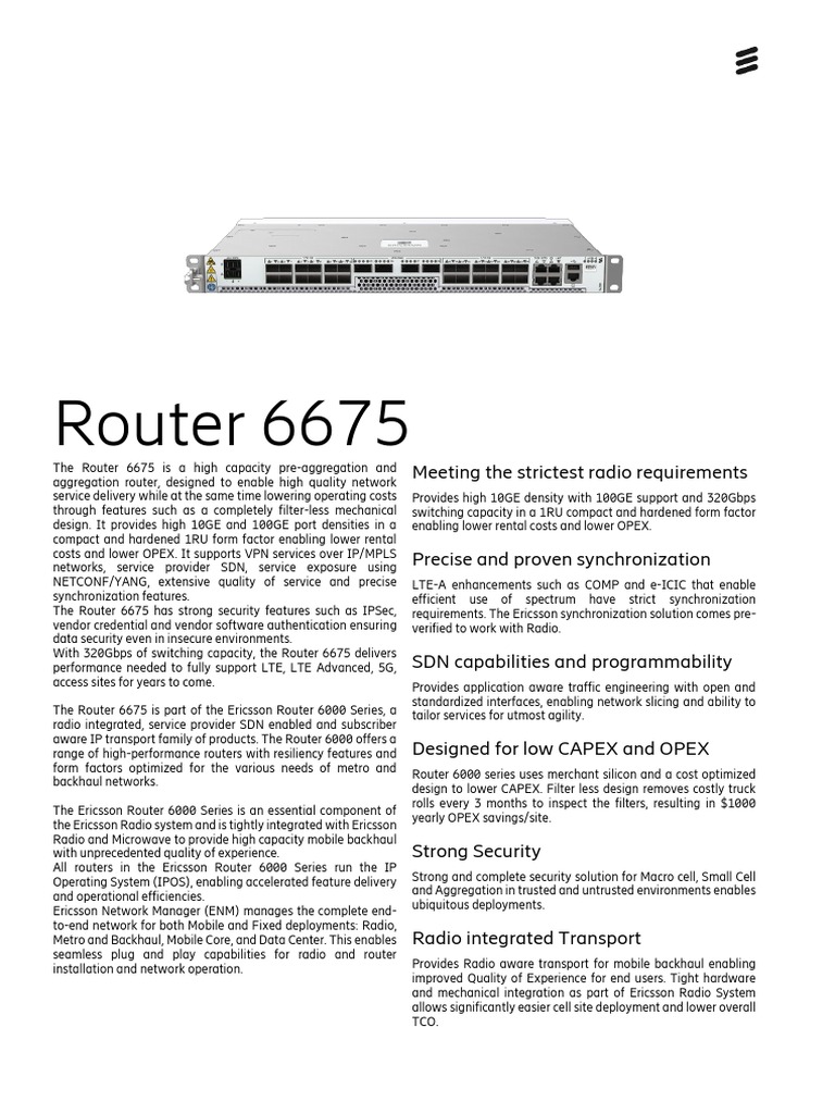 Router 6675 Datasheet | PDF | Virtual Private Network | Multiprotocol ...