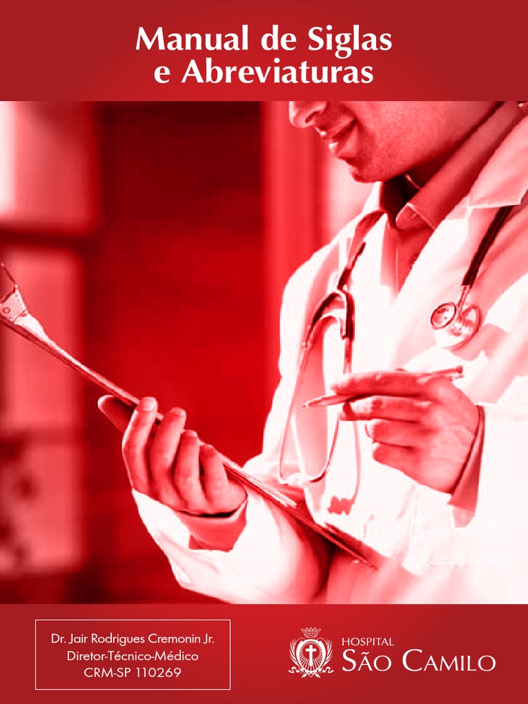 Manual de Siglas e Abreviaturas Médicas | PDF | Veia | AVC