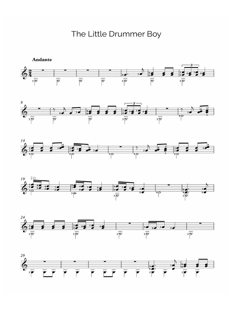 The Little Drummer Boy | PDF