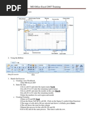 Excel 2007 Practice Exercises Pdf