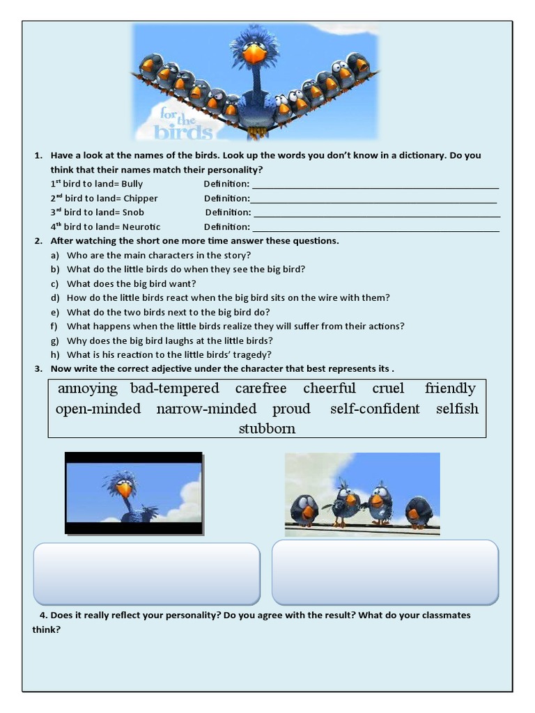 Pixar For The Birds | PDF