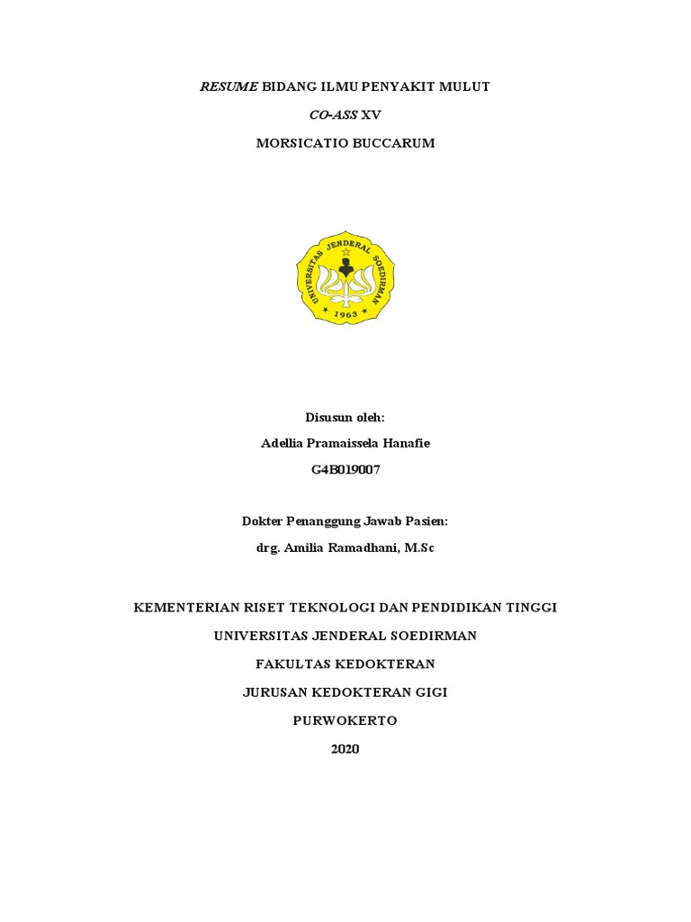 Morsicatio Buccarum | PDF