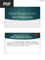 Data Privacy Act of 2012 | PDF | Information | Privacy