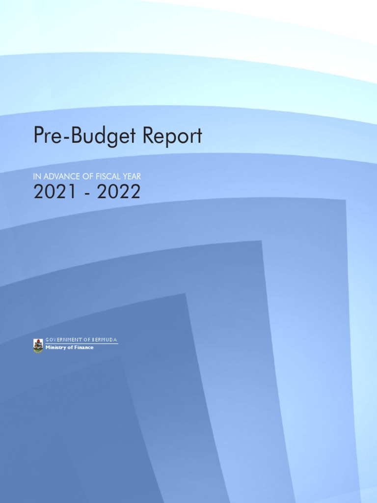 Pre Budget Report 2021-2022 Final Revised 19 Jan 21 | PDF | Fiscal ...