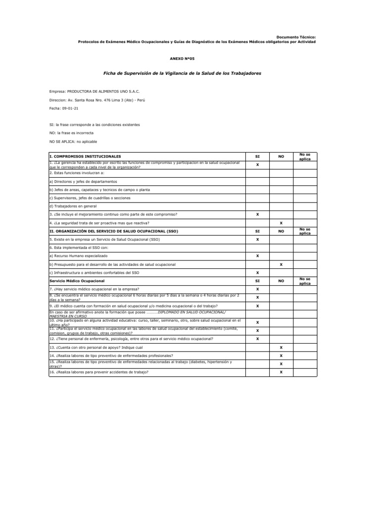 Linea Base de RM 312 | PDF | Seguridad y salud ocupacional | Medicina