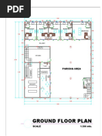 One Storey Residential Building Complete Plan | PDF