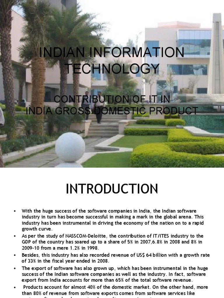 Indian Information Technology | PDF | Business | Economies